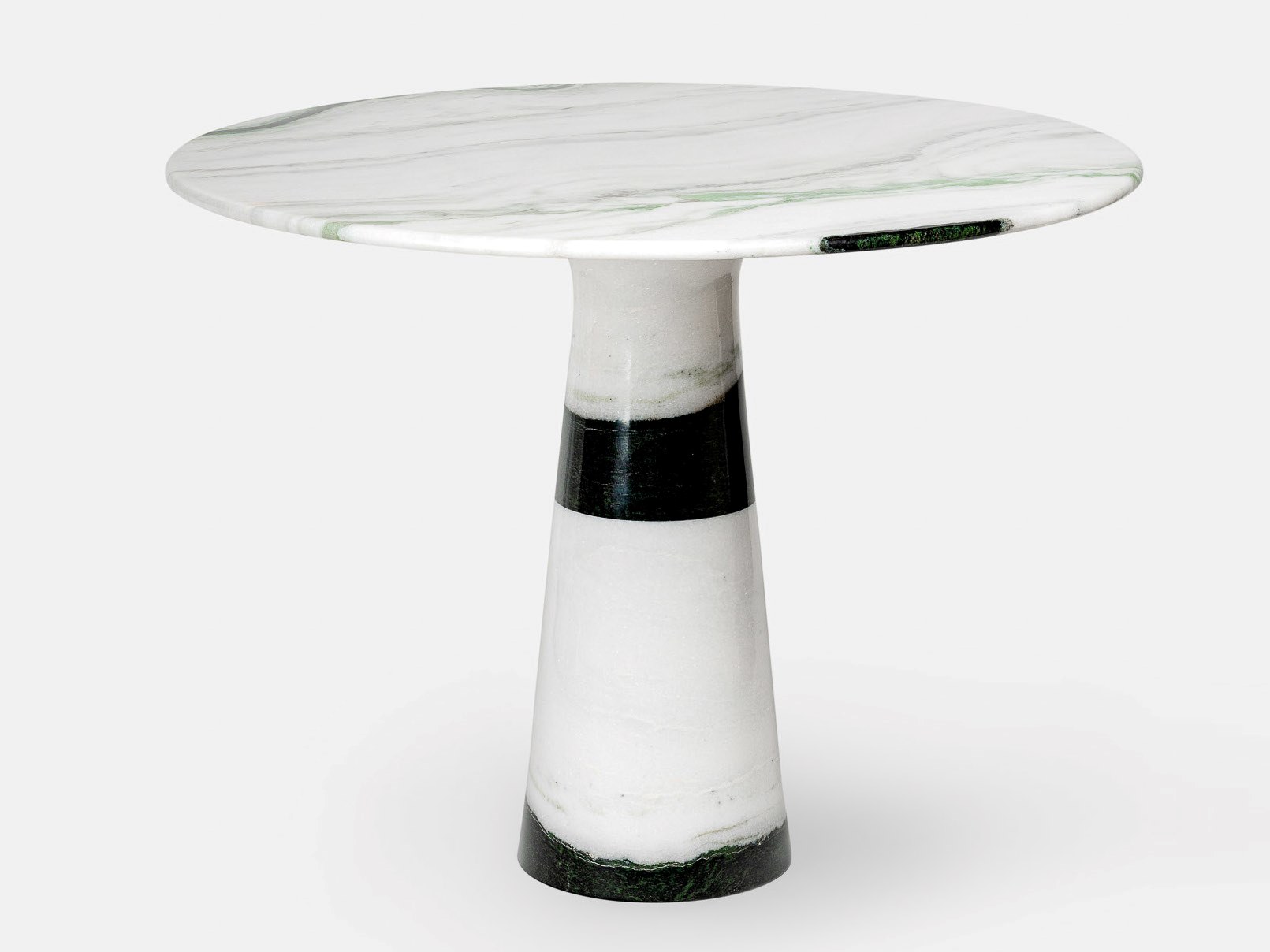 TAVOLO ROTONDO GRANDE IN MARMO PANDA 桌子 By Valsecchi Marmi
