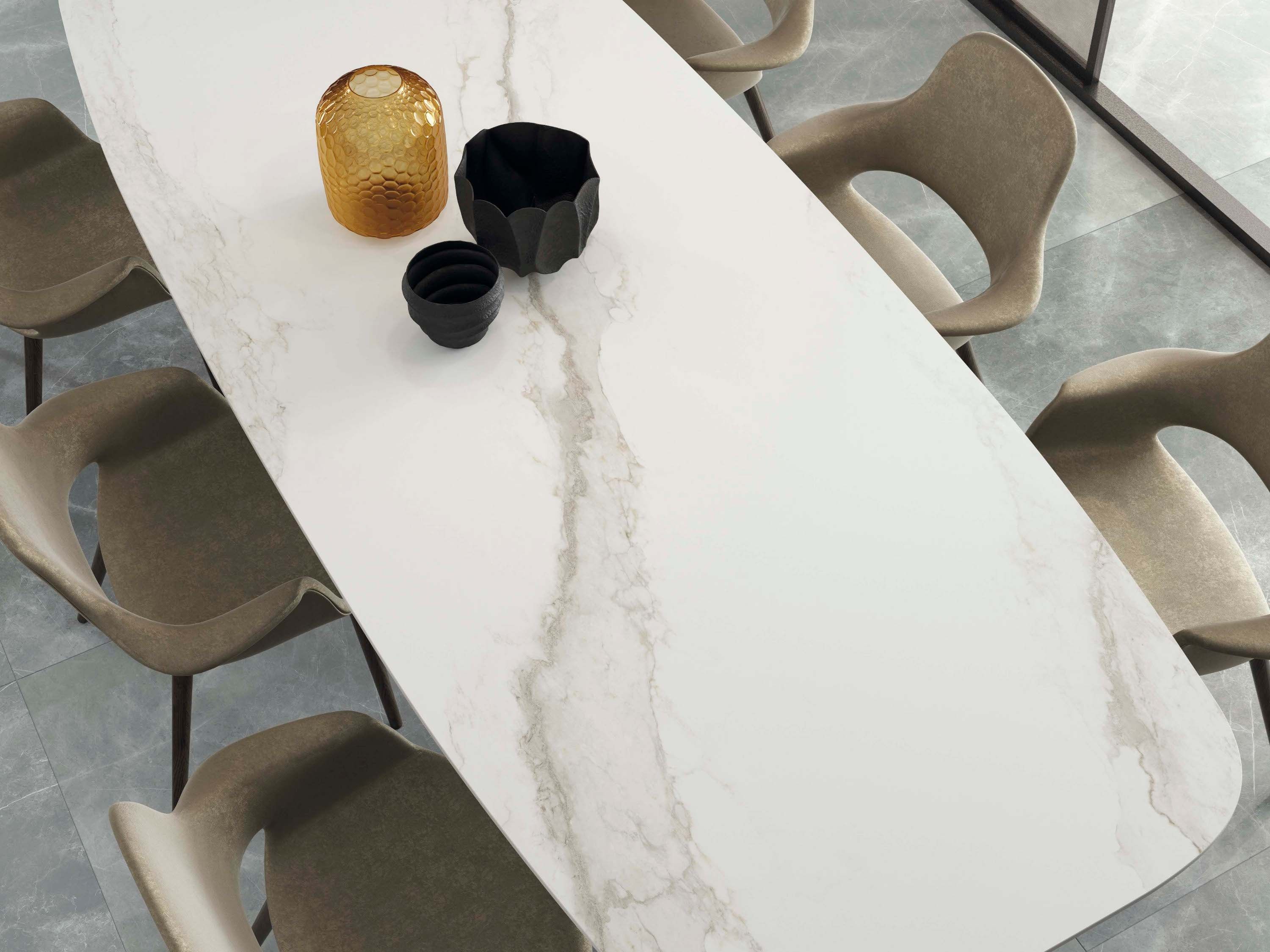 Countertop, furniture coating, floor and wall cladding LARSEN MDi By Inalco