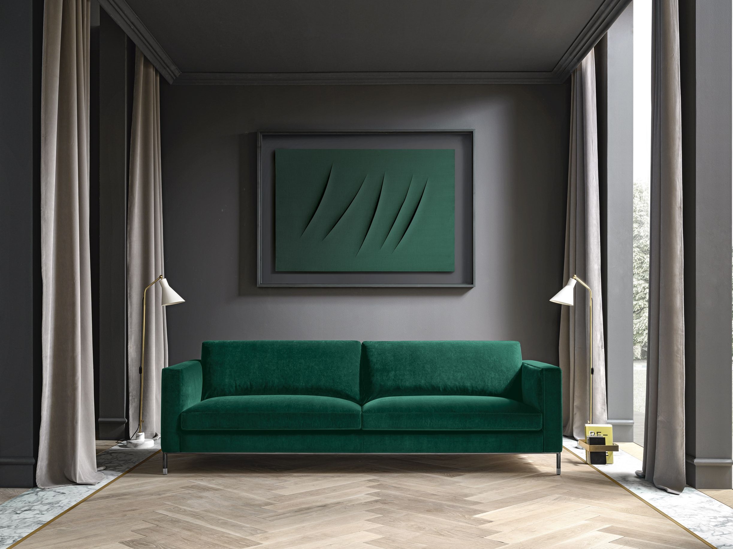 LARSON | 3 seater sofa By Felis design Gianluca Marcon