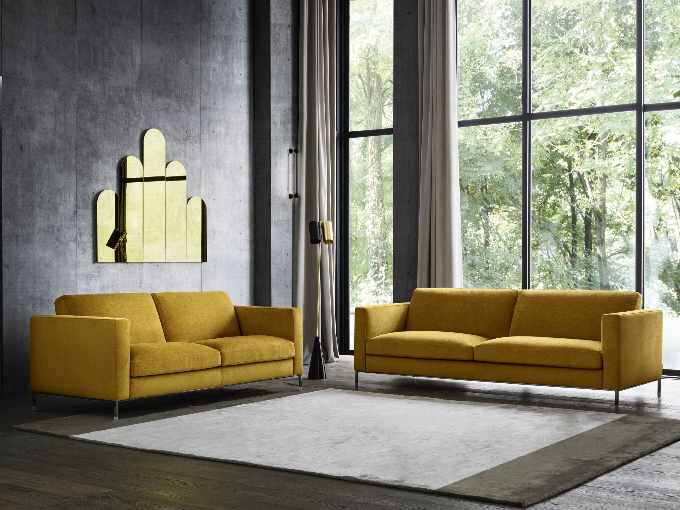 LARSON | 3 seater sofa By Felis design Gianluca Marcon