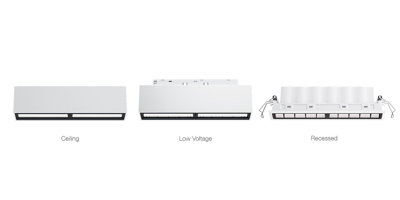 LASER BLADE XS LED ceiling aluminium wall washer By iGuzzini