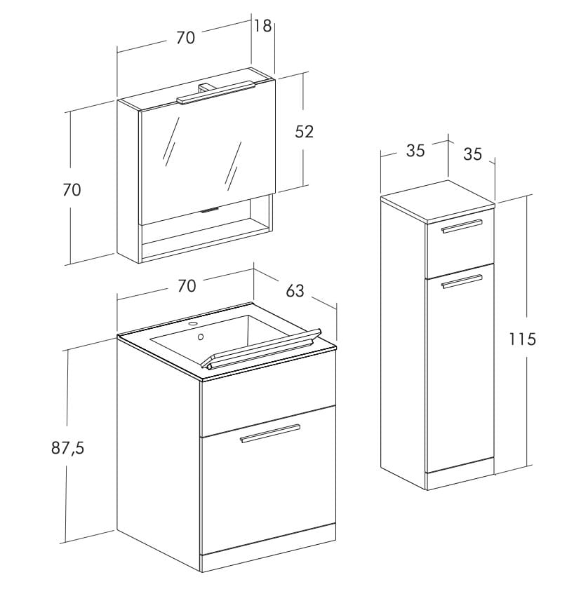URBAN LAVANDERIA 04 Mobile lavanderia con lavatoio By LEGNOBAGNO