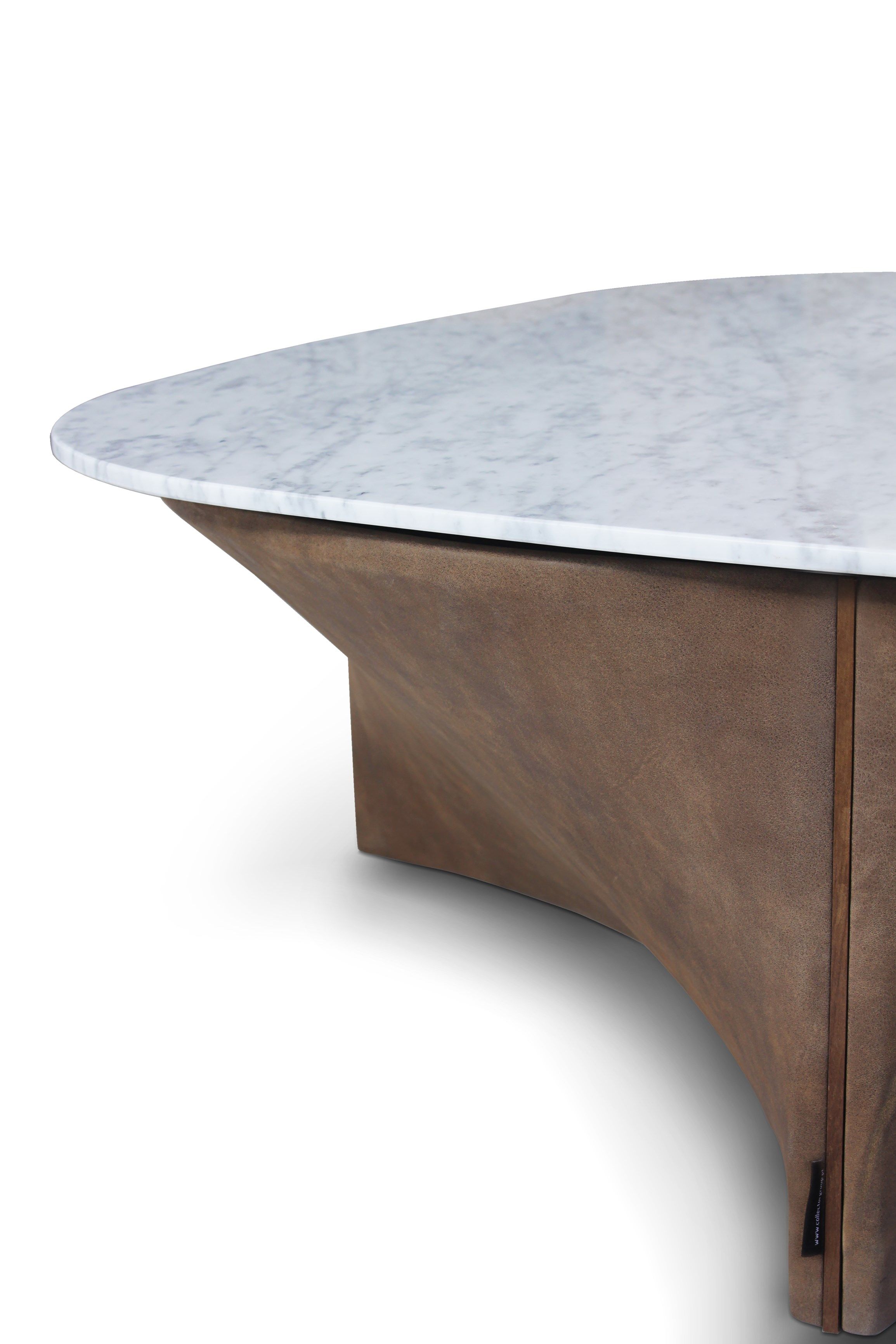 Low square coffee table for living room LAUREN By Collector