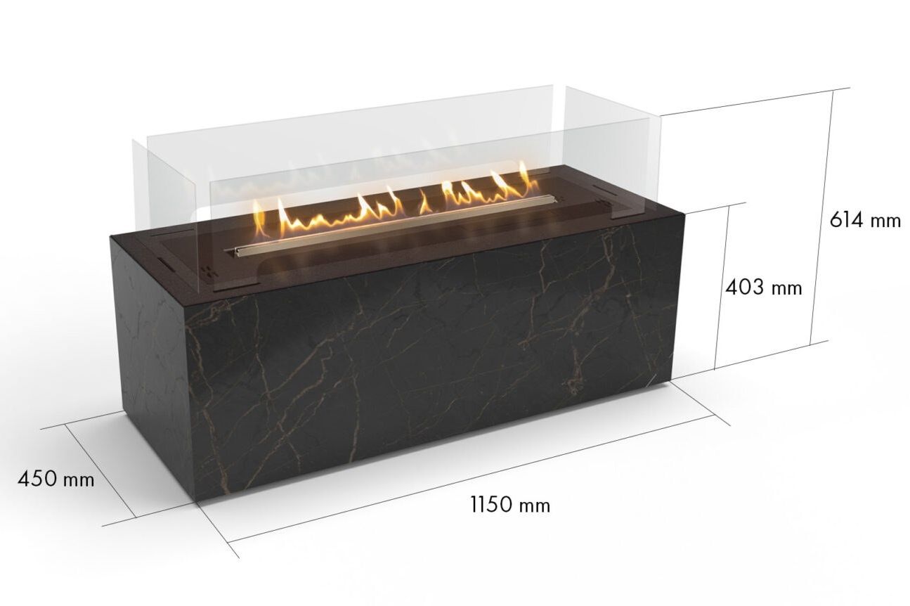 BOX LAURENT fireplace By Planika