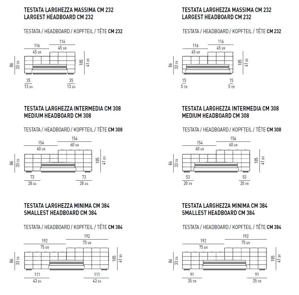 LAWRENCE Bed By Minotti | design Rodolfo Dordoni