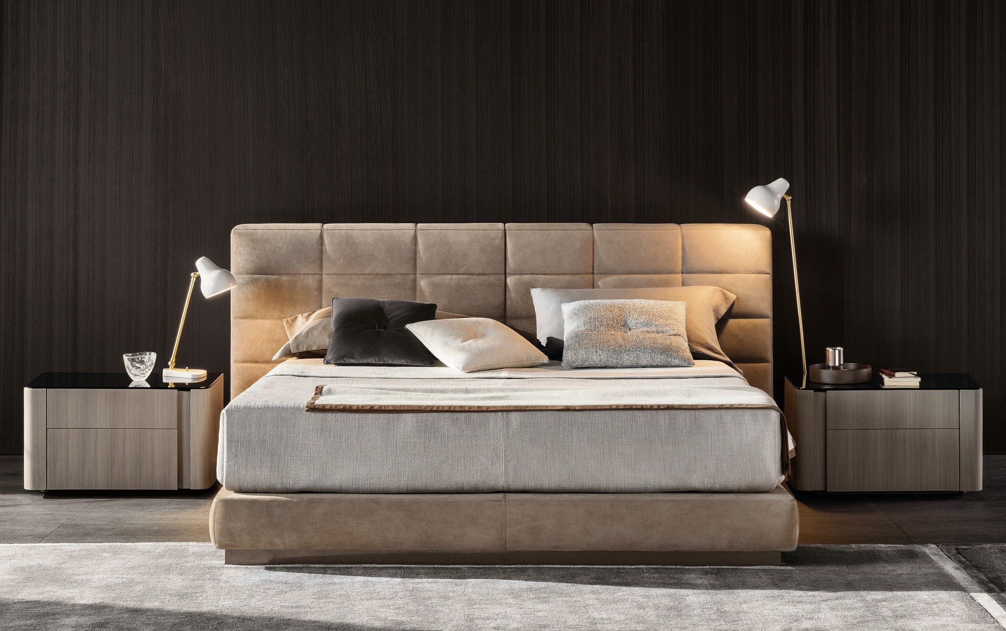 LAWRENCE | Bed By Minotti