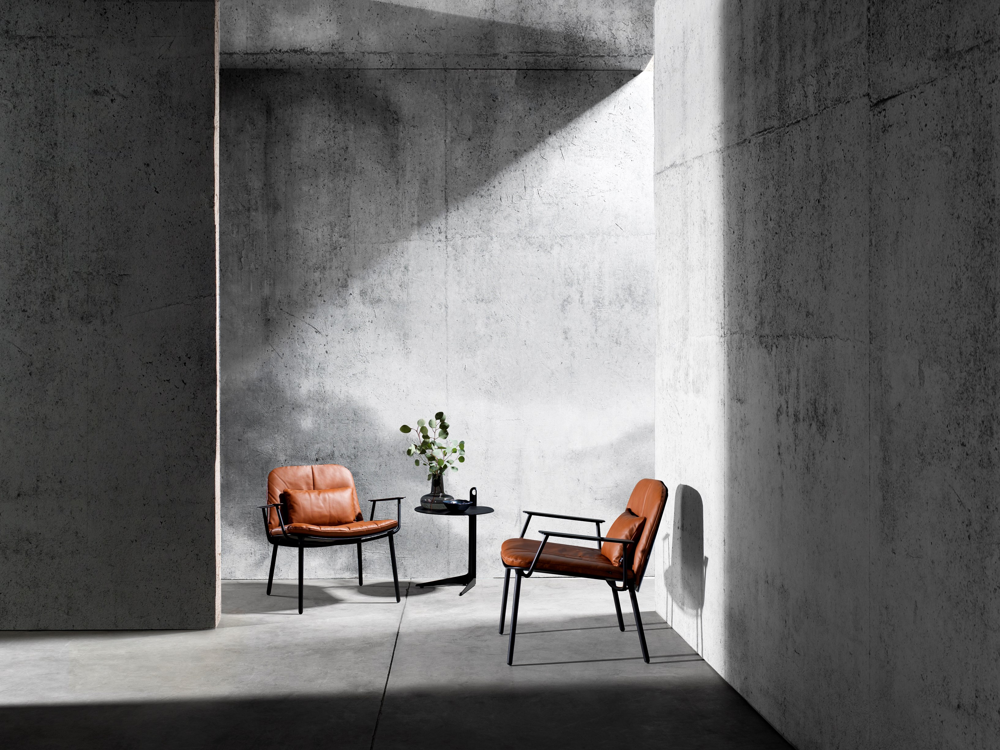 LAYERS | Leather easy chair Layers Collection By Joli design Sylvain ...