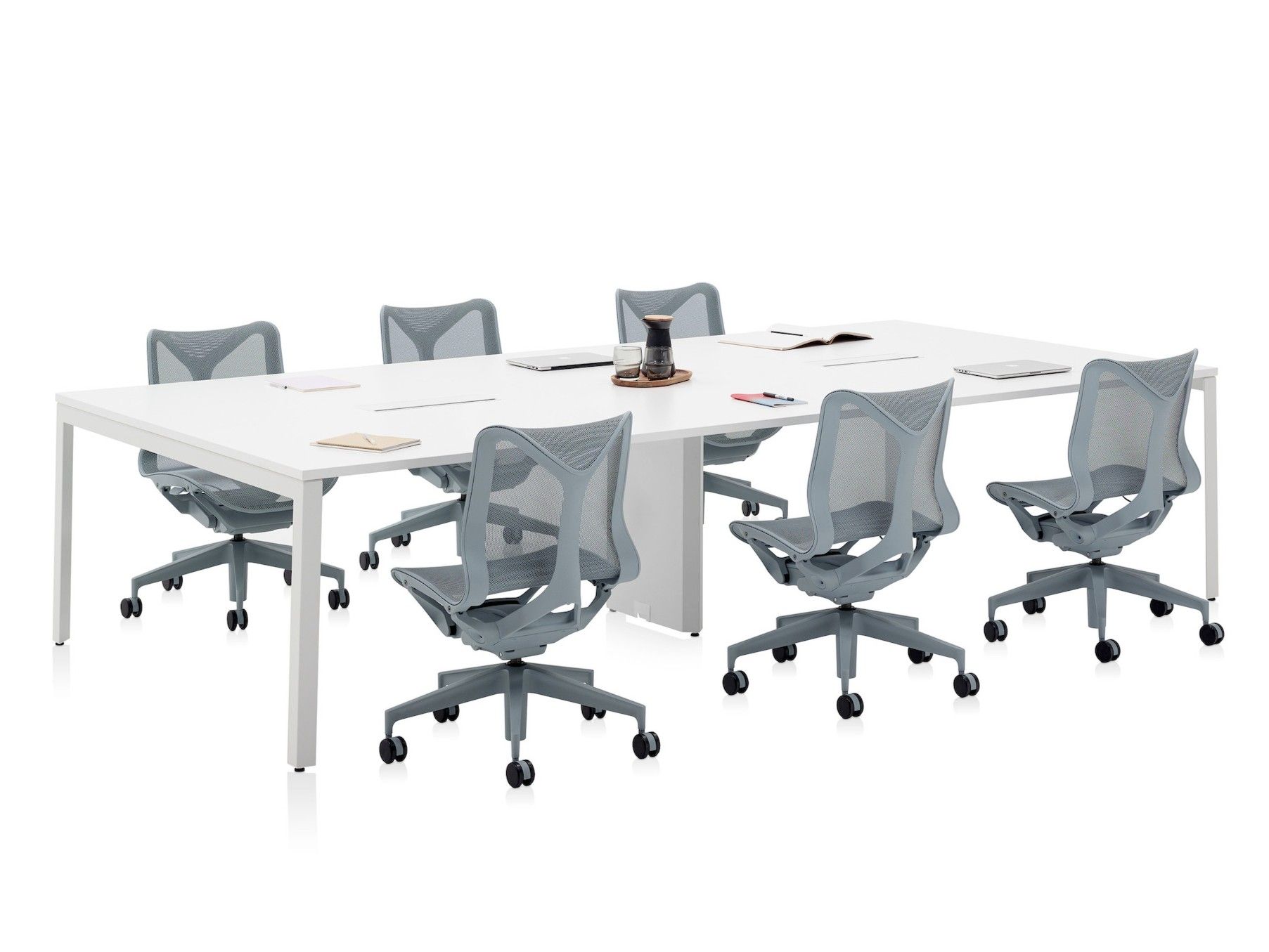 LAYOUT STUDIO Height-adjustable office desk with sound absorbing ...