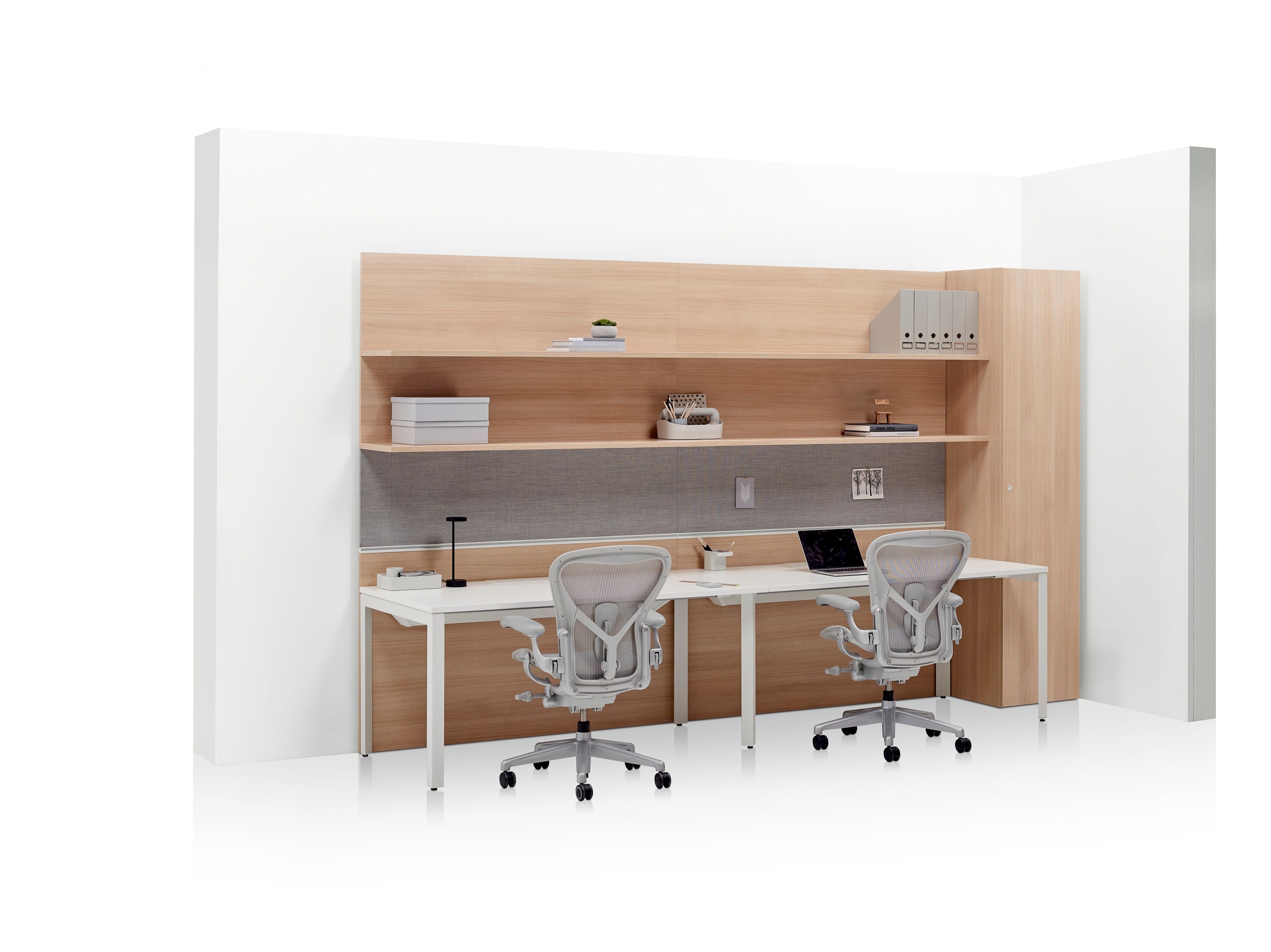 Mueble de oficina de madera LAYOUT WORKWALL By Herman Miller
