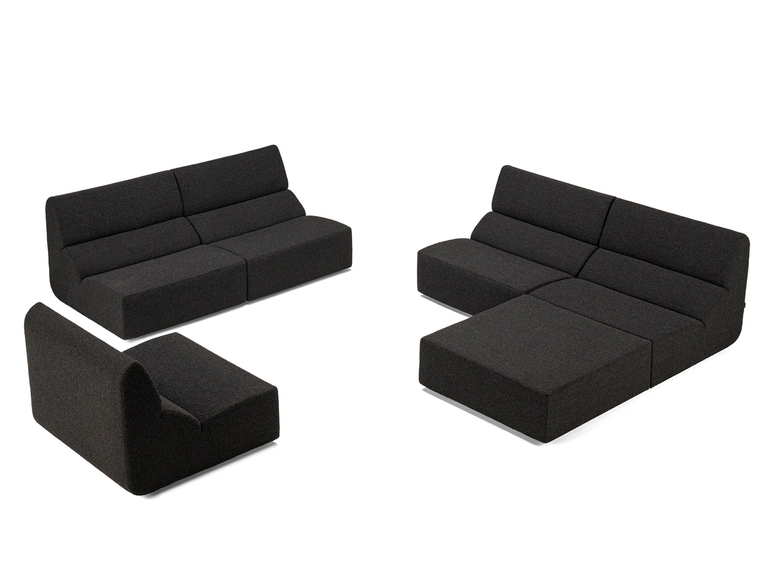 LAYOUT | Sectional sofa By prostoria design Numen / For Use
