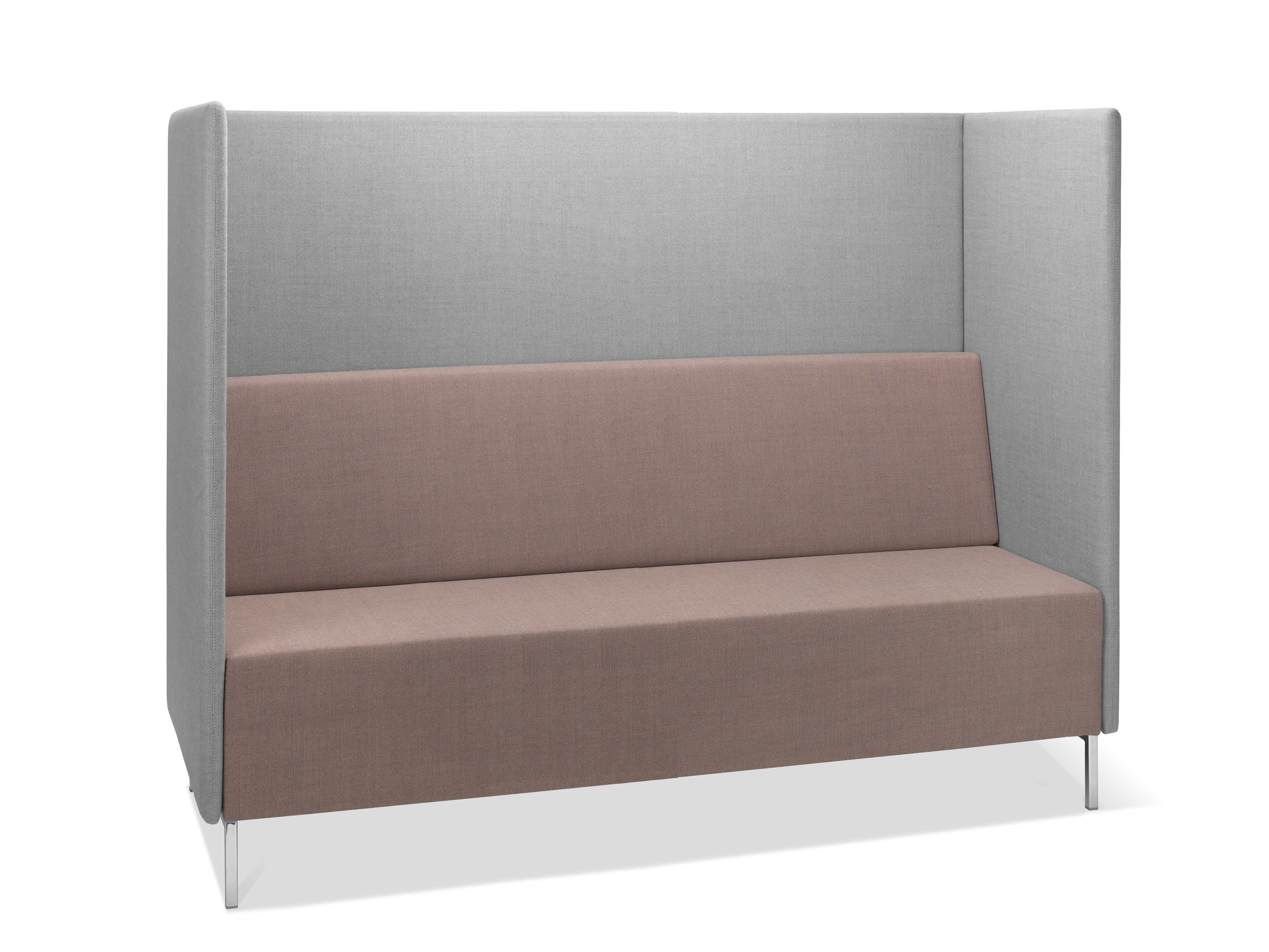 KUBIK BOX KB3 3 seater high-back fabric sofa By LD Seating