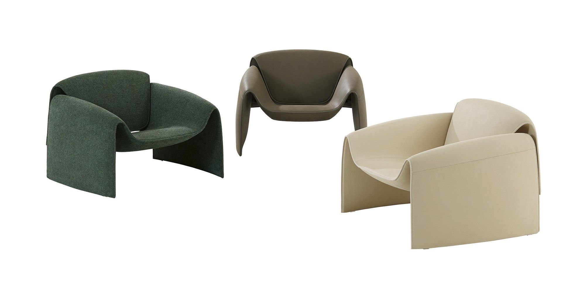 LE CLUB Leather armchair with armrests By Poliform | design Jean-Marie ...