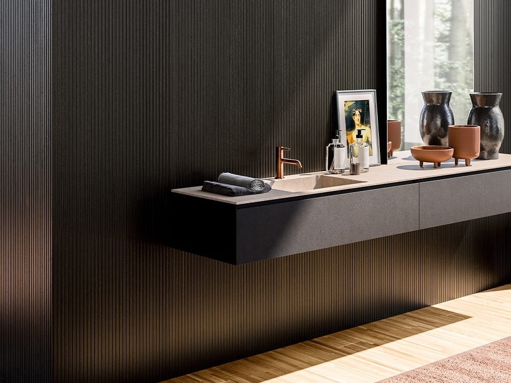 LE RIGHE Wooden boiserie By ITLAS