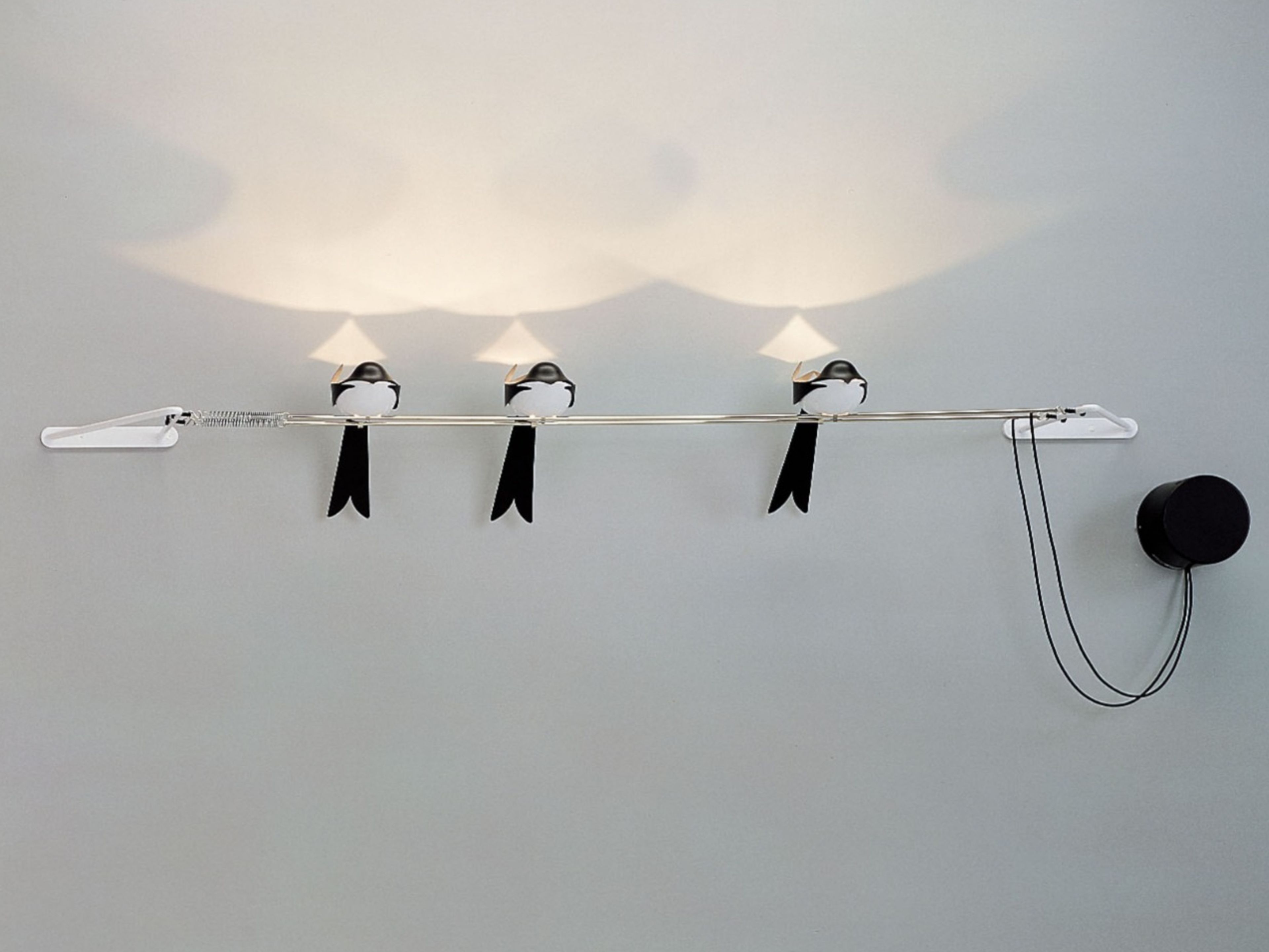 LE RONDINI wall lamp By Martinelli Luce design Elio Martinelli