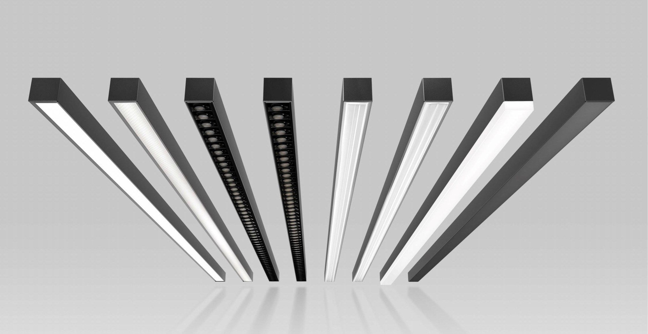 Recessed aluminium linear lighting profile for LED modules LE25 Slim25 ...
