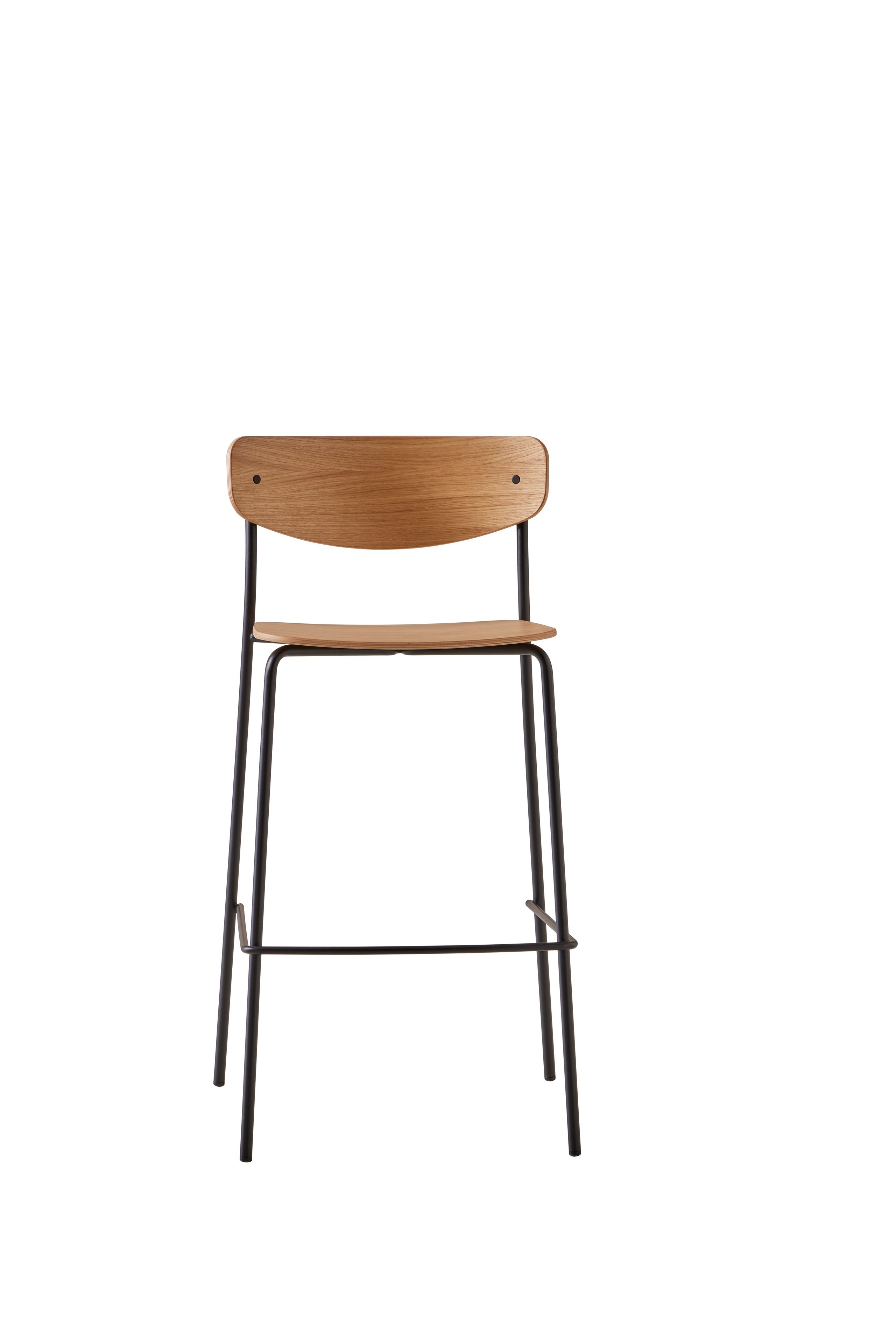 LEA | Wood veneer stool By INCLASS