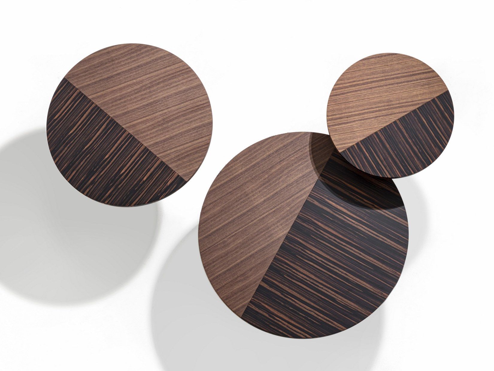 LEAF | Coffee table Round wooden coffee table By Porada | design ...