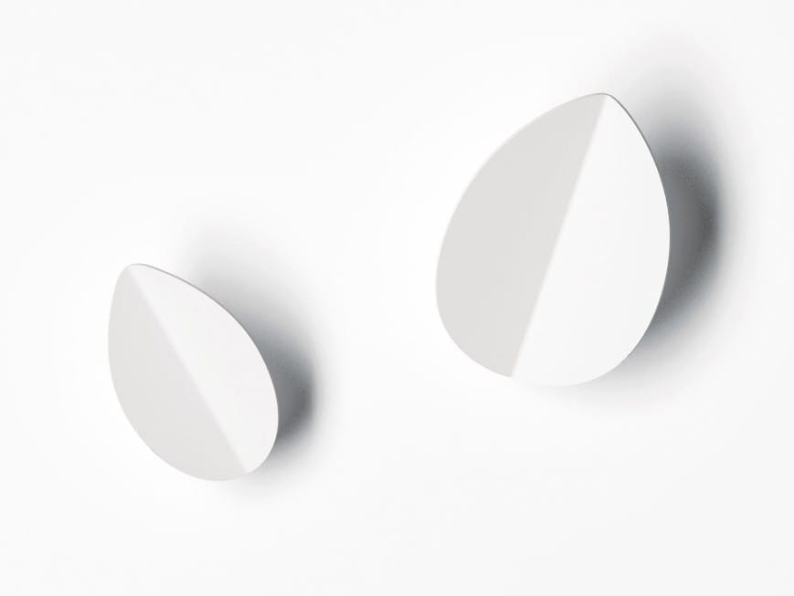 Wall-mounted metal coat rack LEAF HOOKS By Ex.t design Meike Langer ...