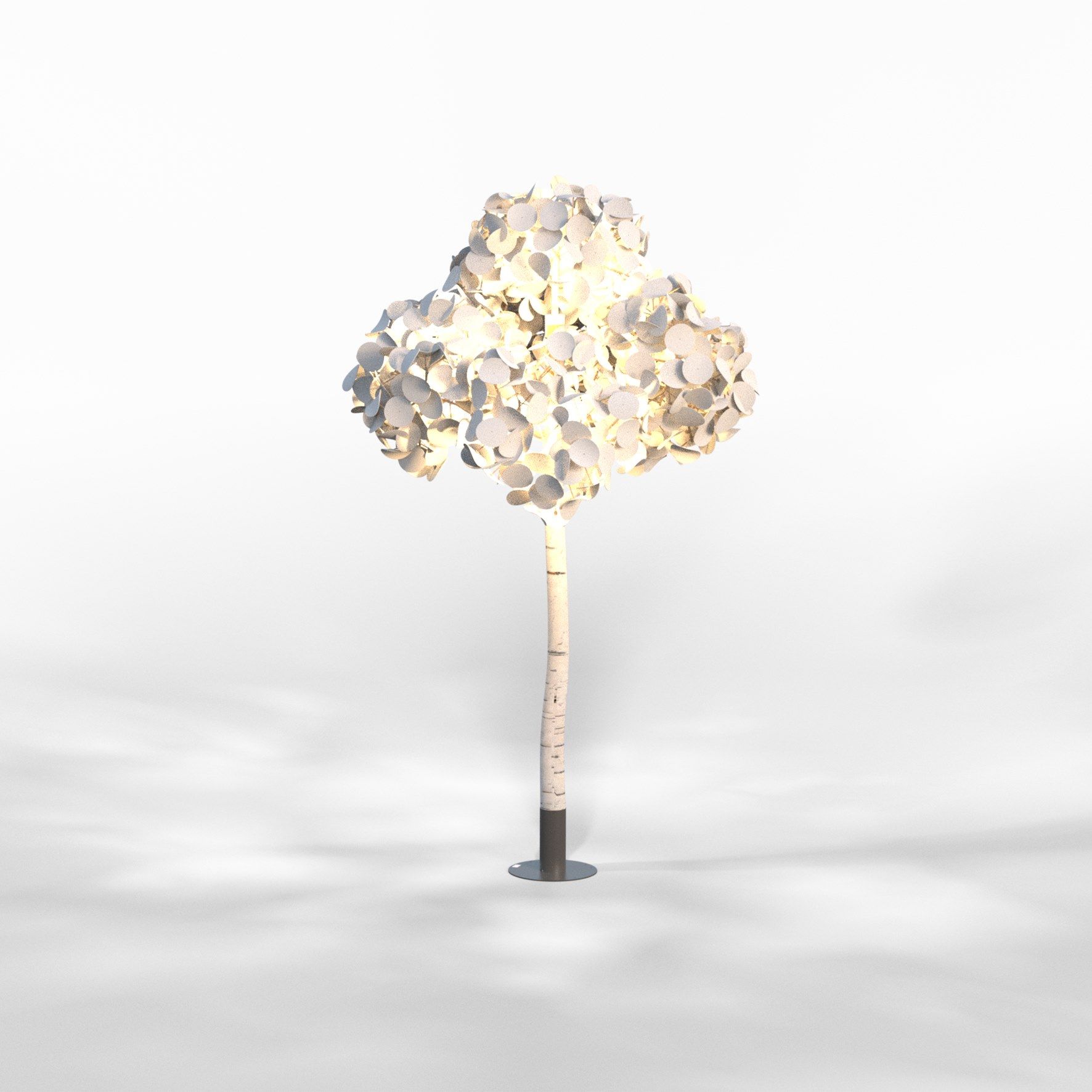 LEAF LAMP TREE floor lamp acoustic By Green Furniture Concept design ...