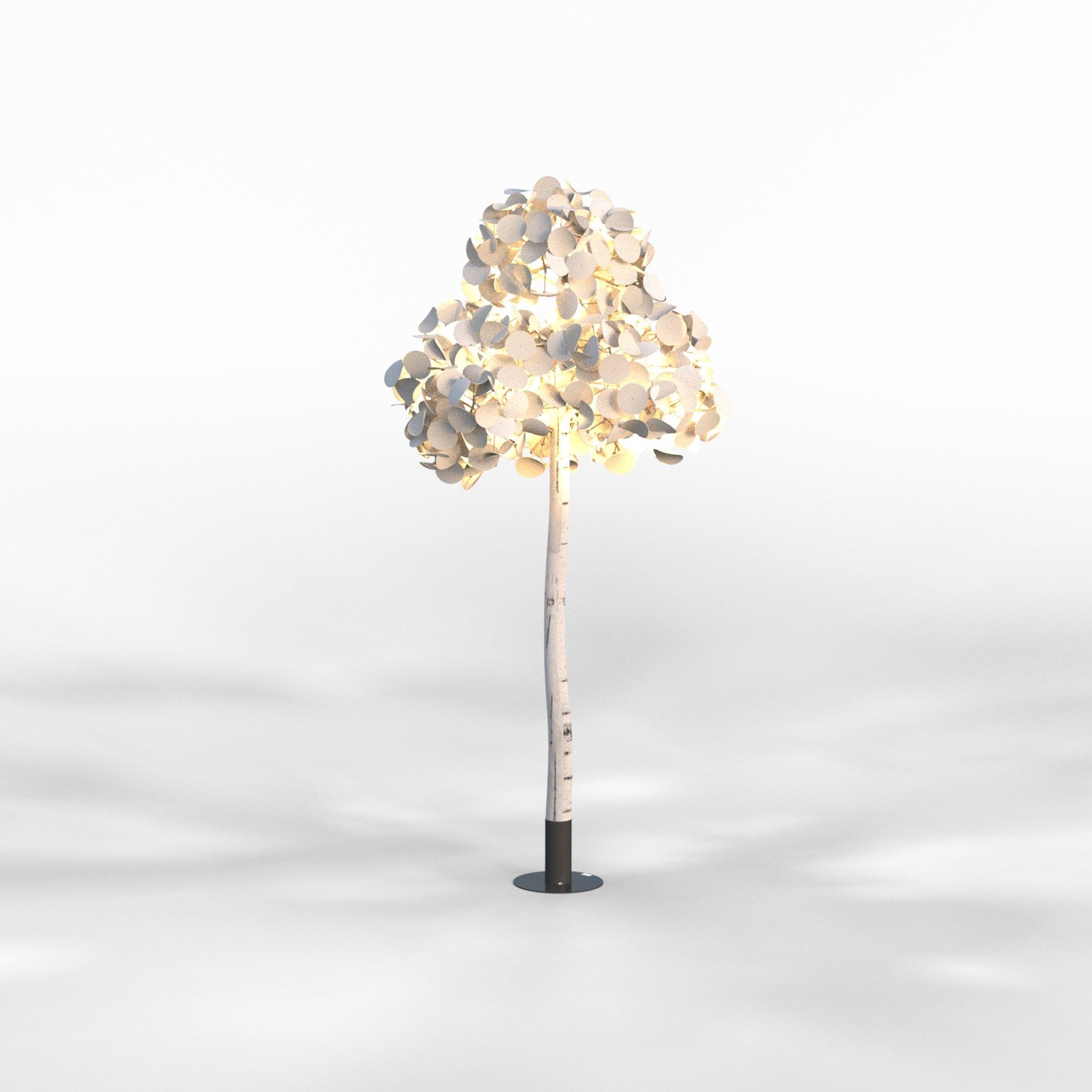 LEAF LAMP TREE floor lamp acoustic By Green Furniture Concept design ...