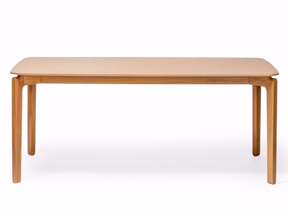 LEAF Rectangular wooden table By TON | design E-ggs