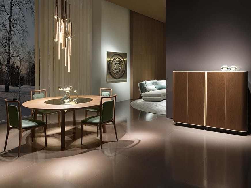 LEAF | Tanned leather pendant lamp LED tanned leather pendant lamp By ...