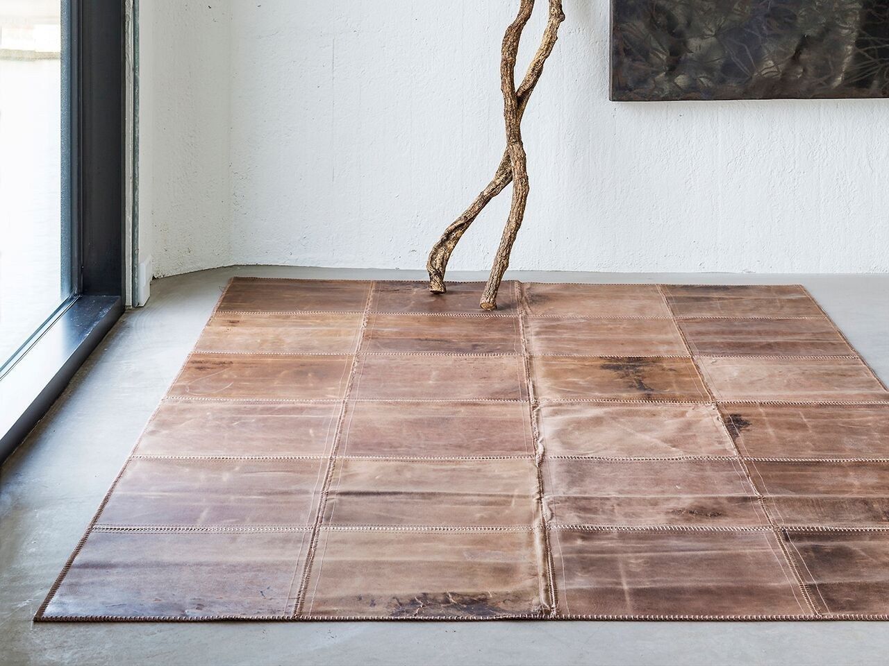 Handmade leather rug LEATHER RUG By Massimo Copenhagen