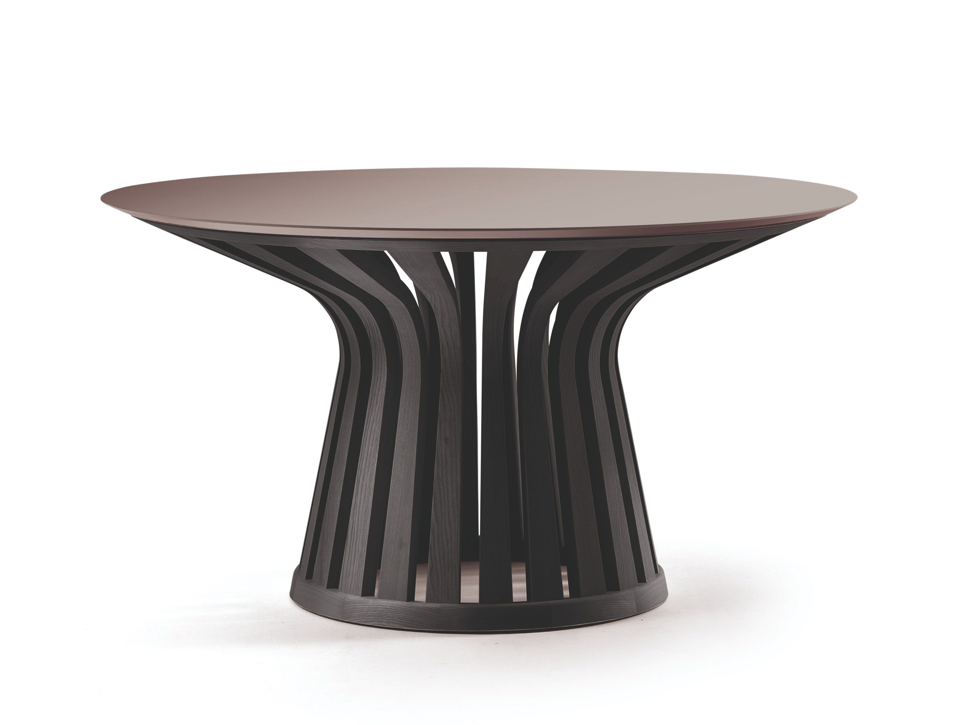 LEBEAU WOOD | Tavolo Tavolo da salotto rotondo in legno By Cassina ...