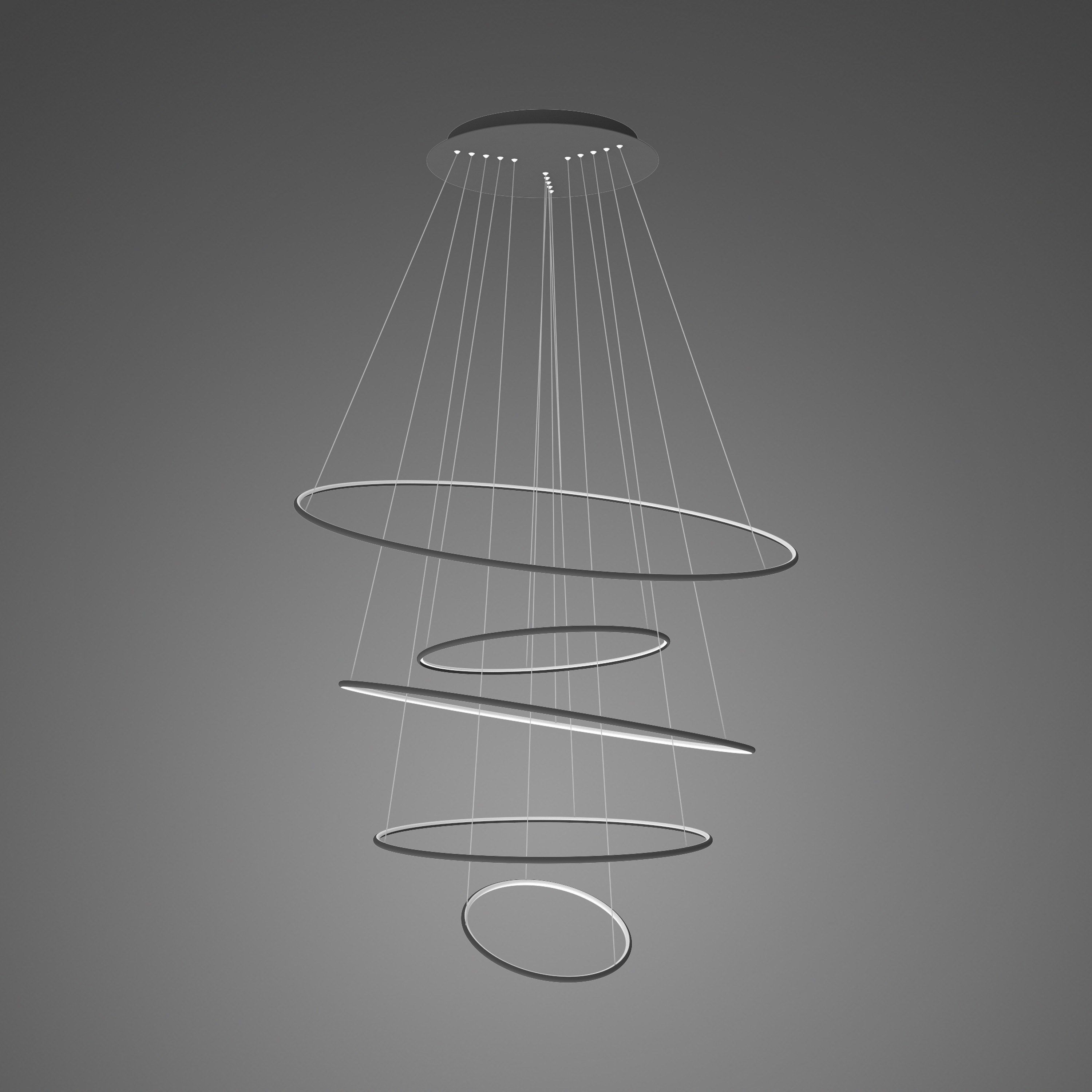 LED RINGS NO.5 pendant lamp By Altavola Design