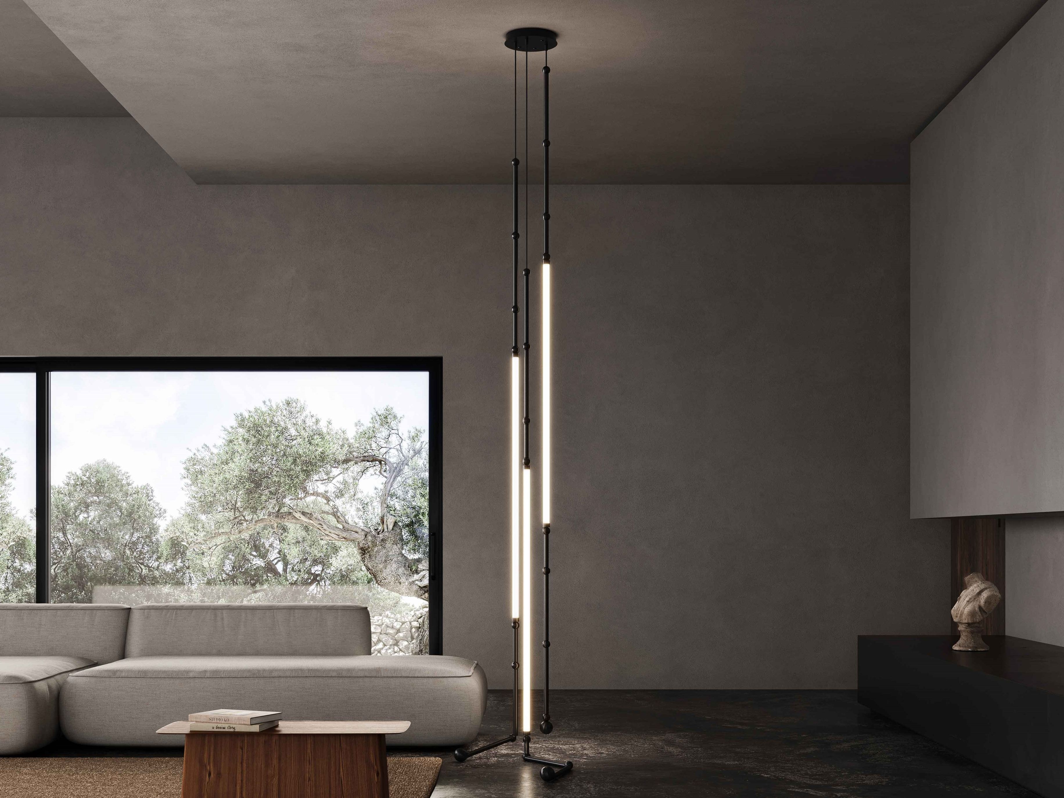 LEDA LED aluminium pendant lamp By Karman | design Debonademeo
