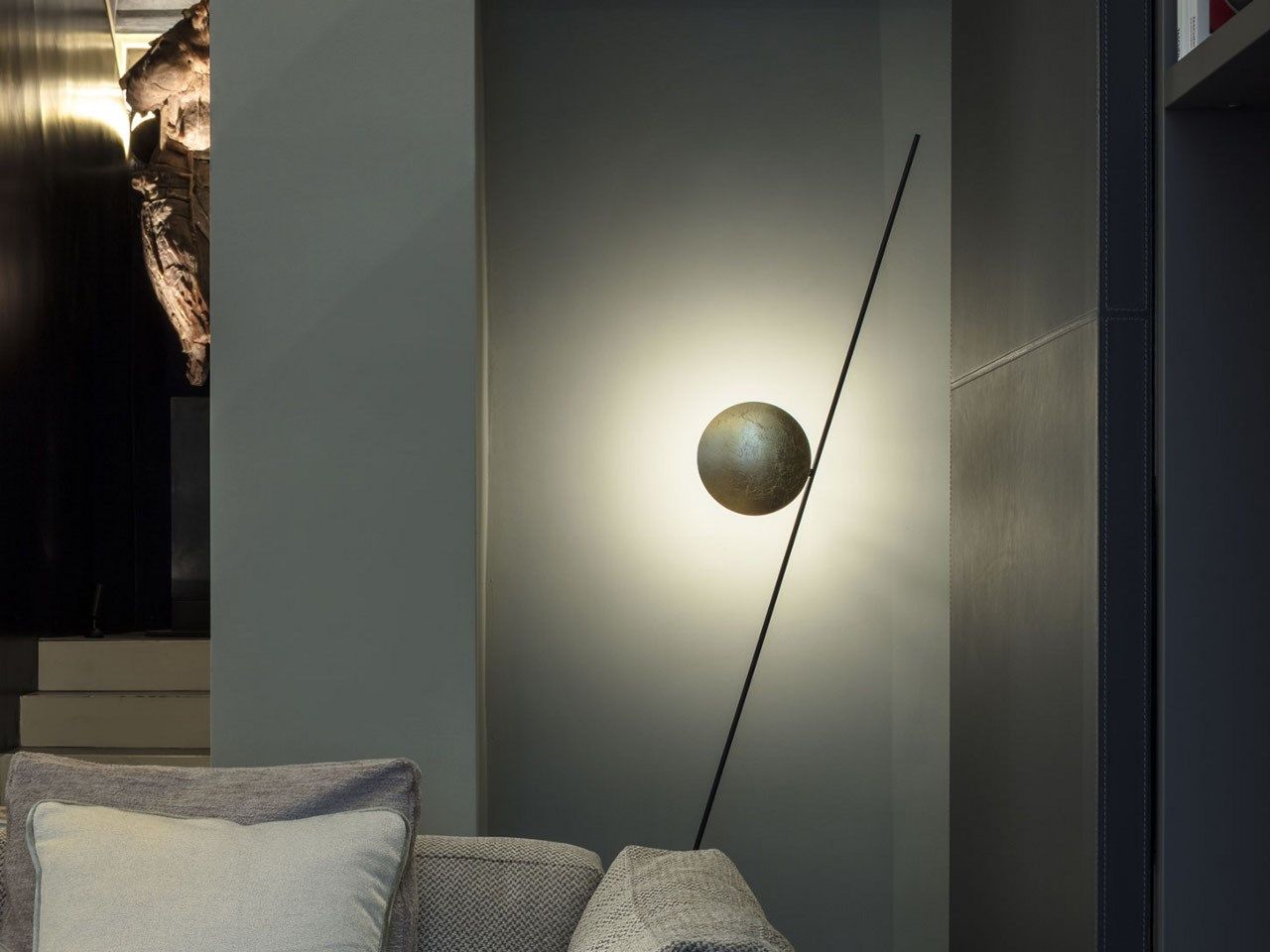LED floor lamp LEDERAM F1 By Catellani & Smith design Enzo Catellani