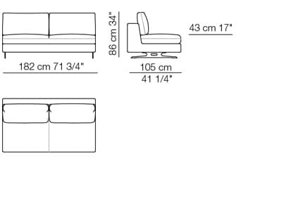 LEE SYSTEM | Sofa Lee Collection By arflex design Fabrizio Ballardini