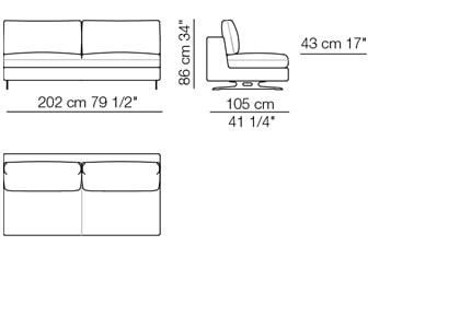 LEE SYSTEM | Sofa Lee Collection By arflex design Fabrizio Ballardini