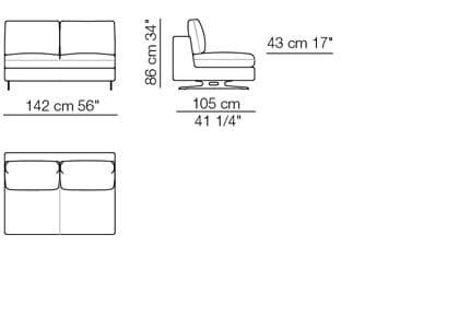 LEE SYSTEM | Sofa Lee Collection By arflex design Fabrizio Ballardini