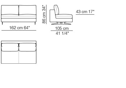 LEE SYSTEM | Sofa Lee Collection By arflex design Fabrizio Ballardini