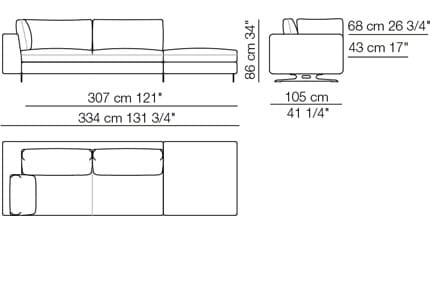LEE SYSTEM | Sofa Lee Collection By arflex design Fabrizio Ballardini