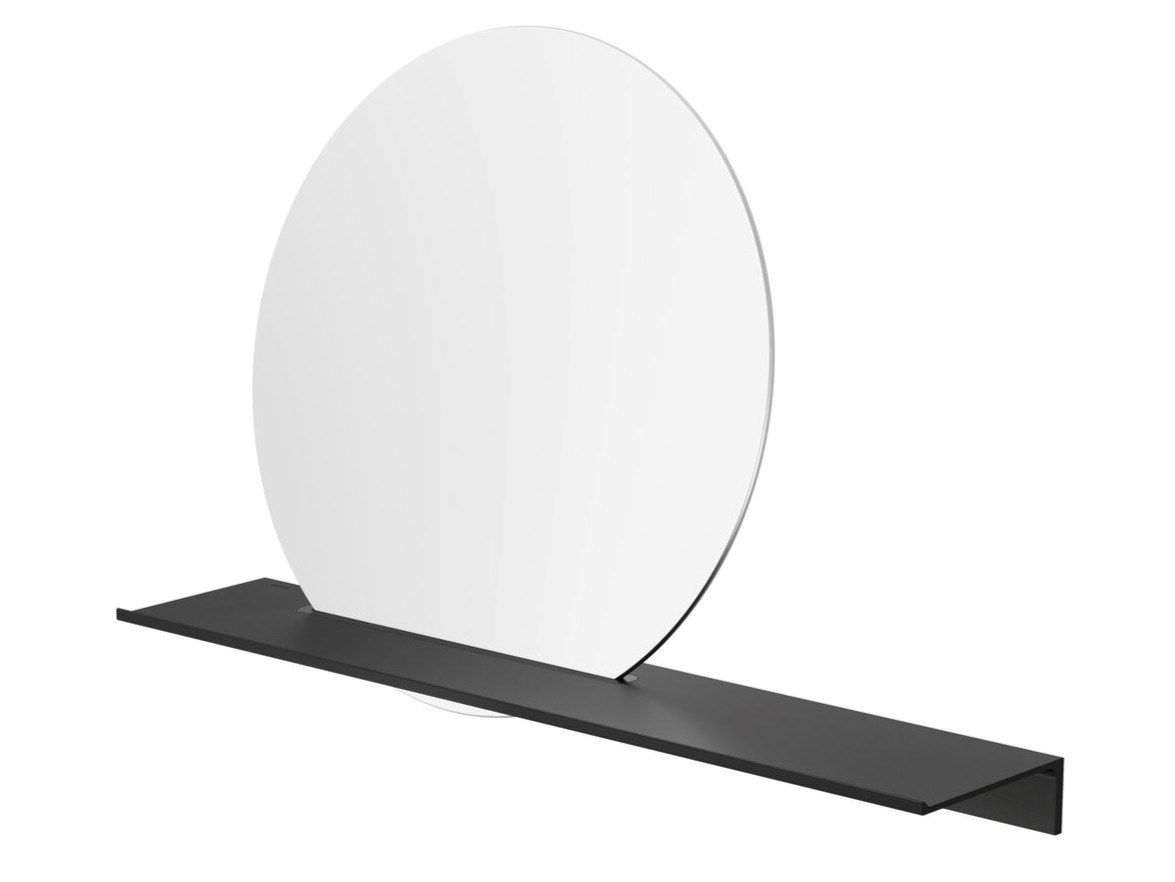 LEEV Metal mirror / bathroom wall shelf By Geesa