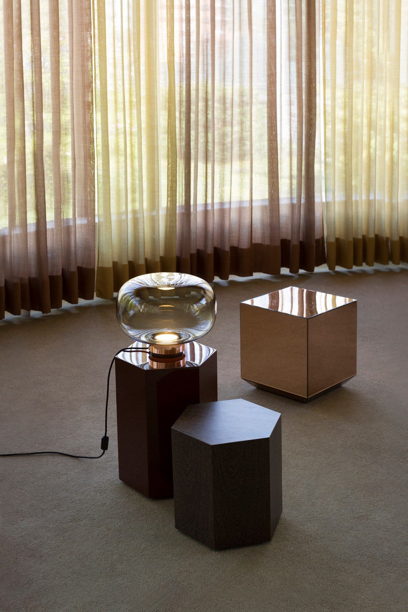 LEGIER LED blown glass table lamp By Tooy | design Corrado Dotti