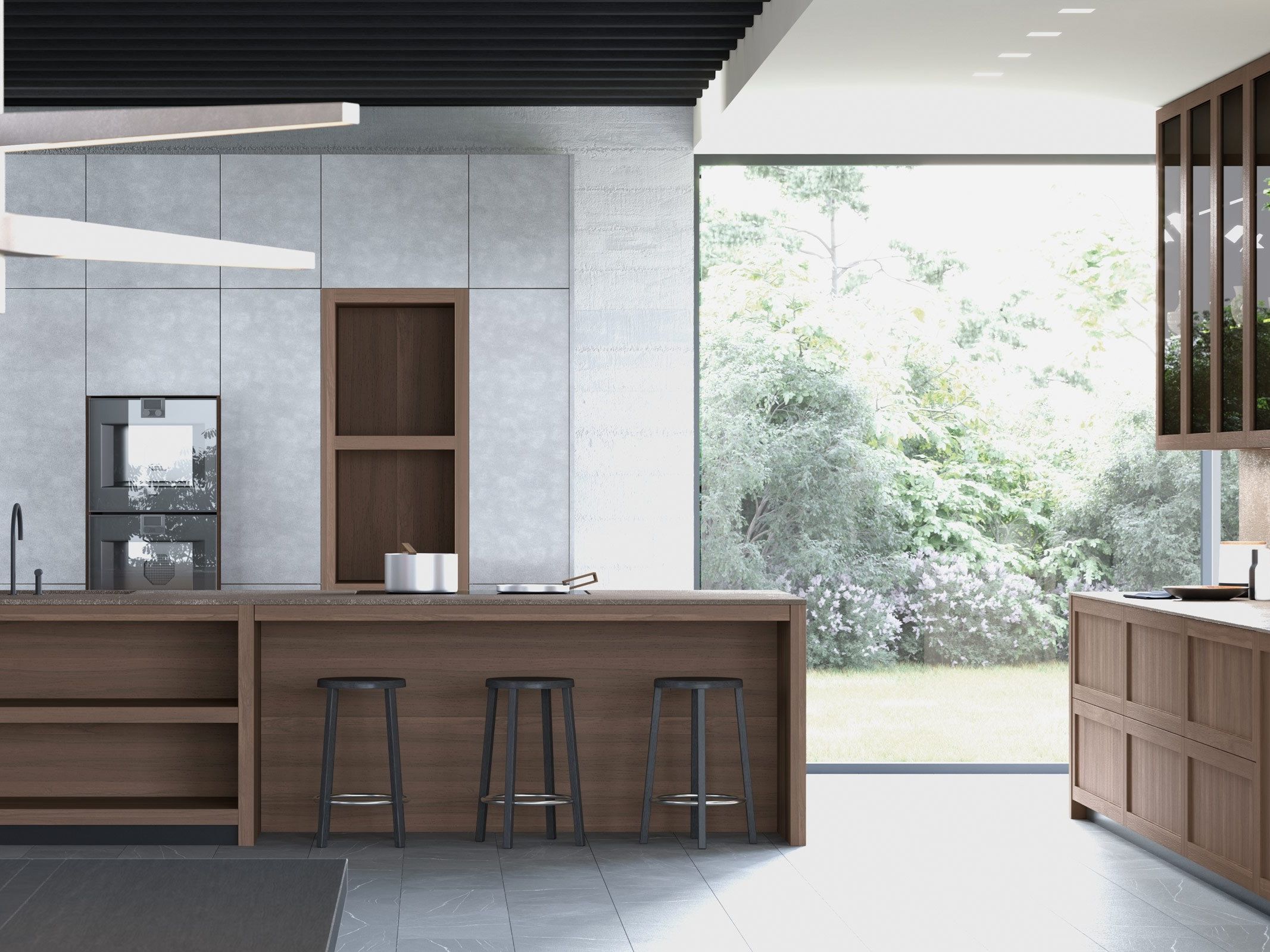 LEGNO VIVO 2.6 | Kitchen with island By GD Arredamenti design Roberto ...