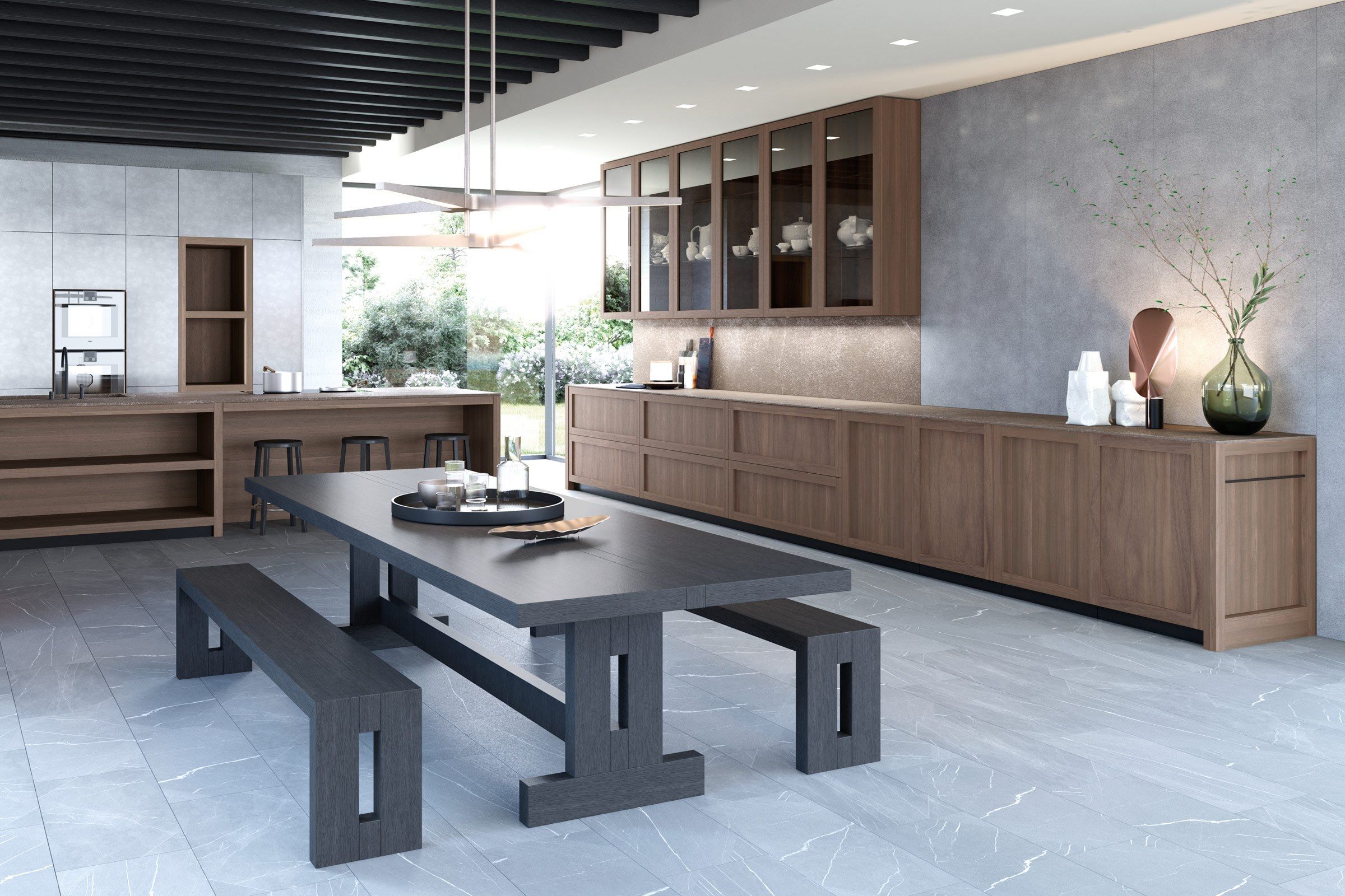 LEGNO VIVO 2.6 | Kitchen with island By GD Arredamenti design Roberto ...