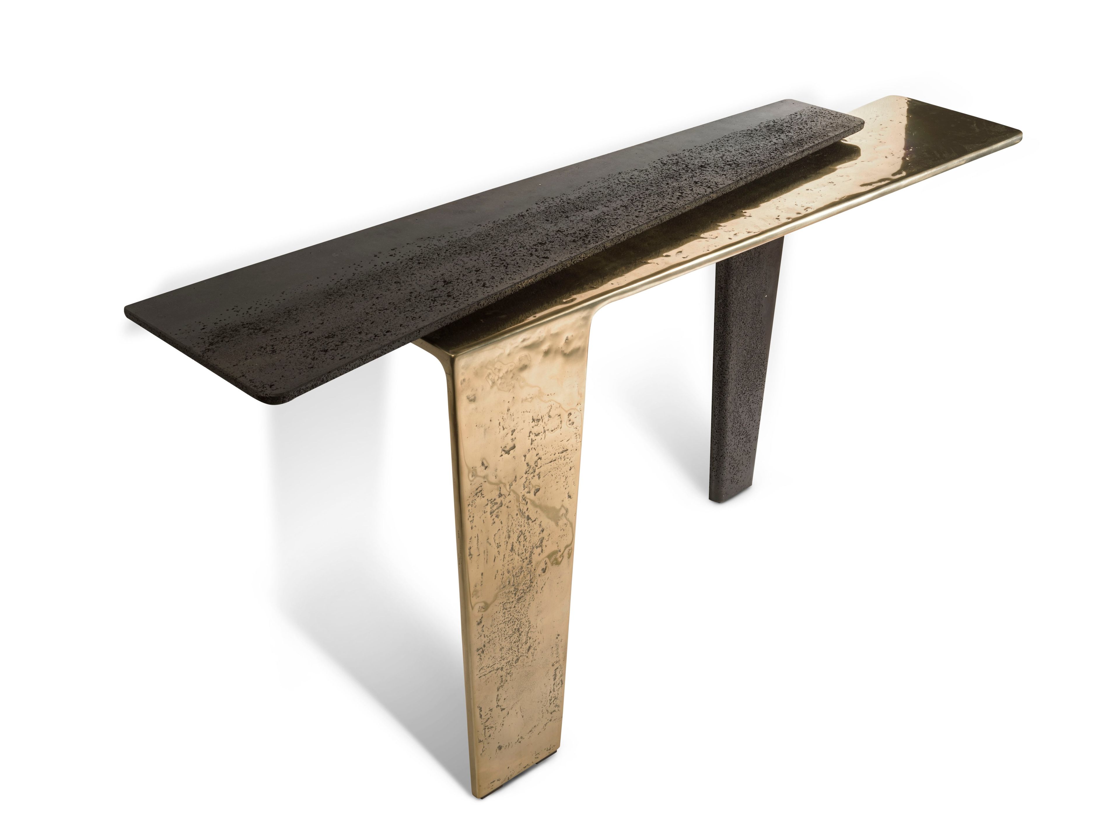 LEGO Rectangular cement console table By Visionnaire | design Draga & Aurel