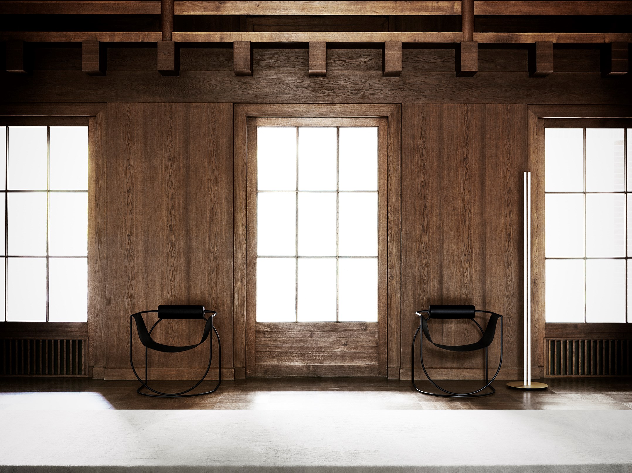 LEMNI Tanned leather armchair with armrests By Living Divani | design Marco Lavit