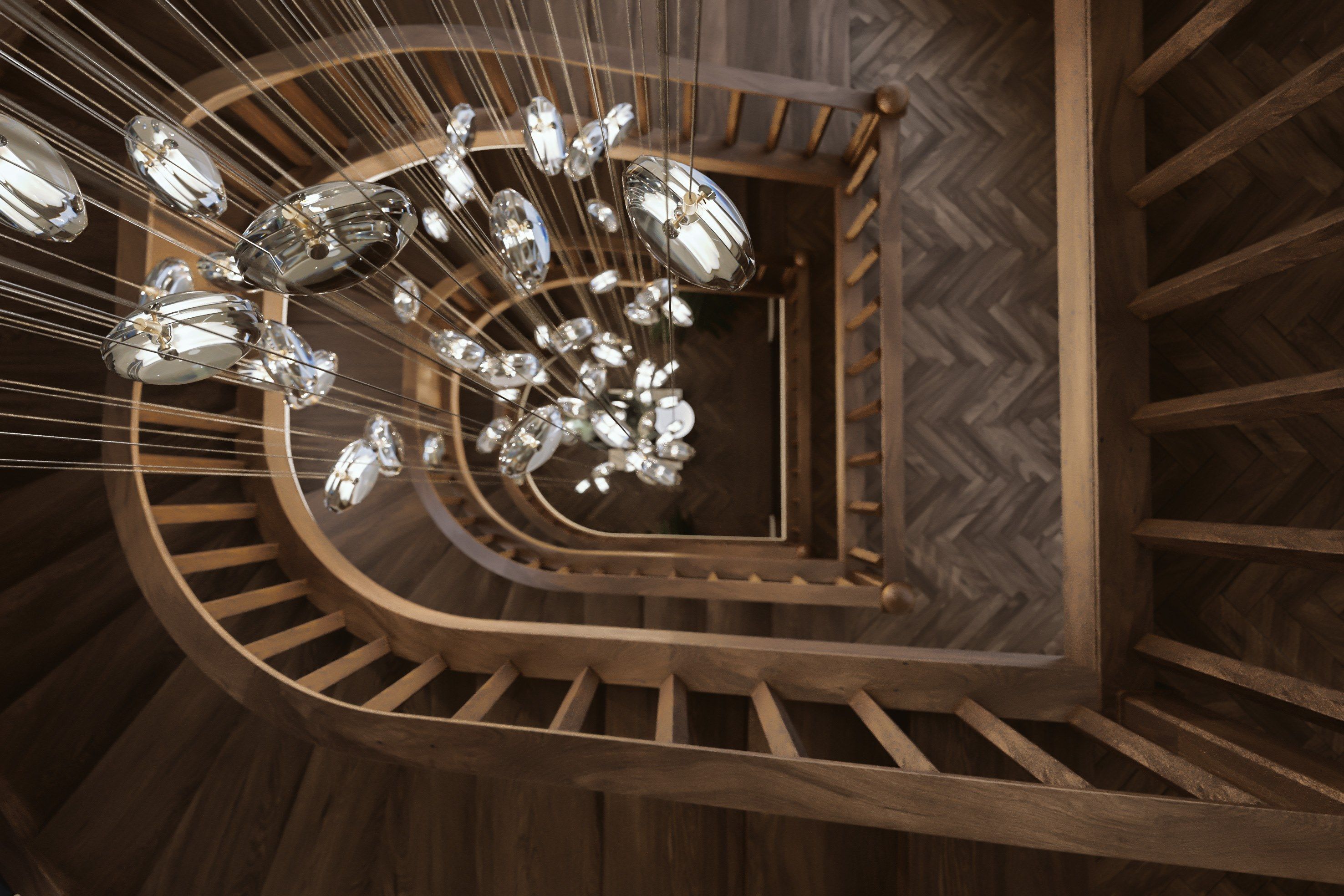 LENS 9 Handmade glass pendant lamp By Bomma