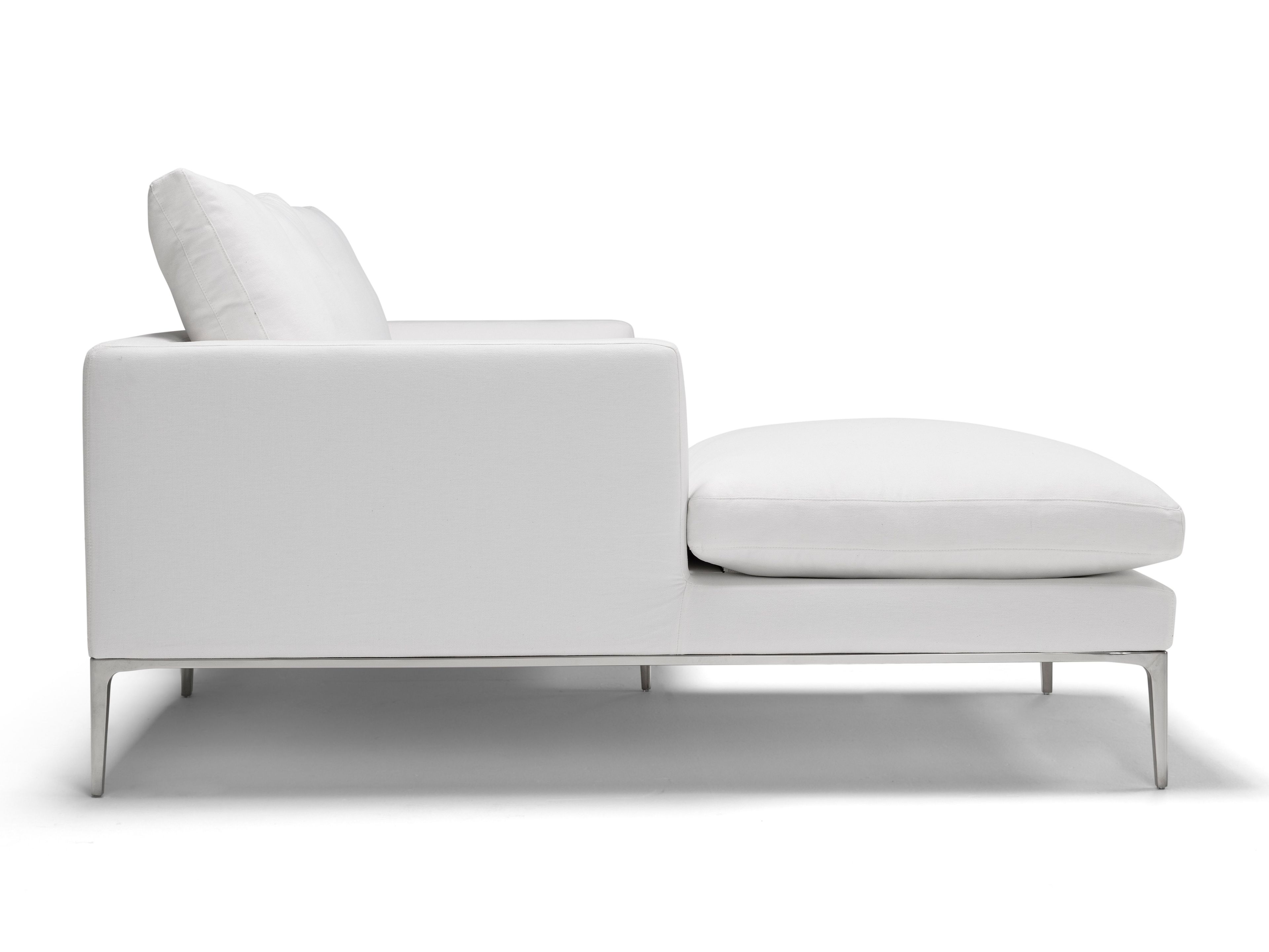 LEONARD 3 seater fabric sofa with chaise longue By AMURA | design Emanuel Gargano