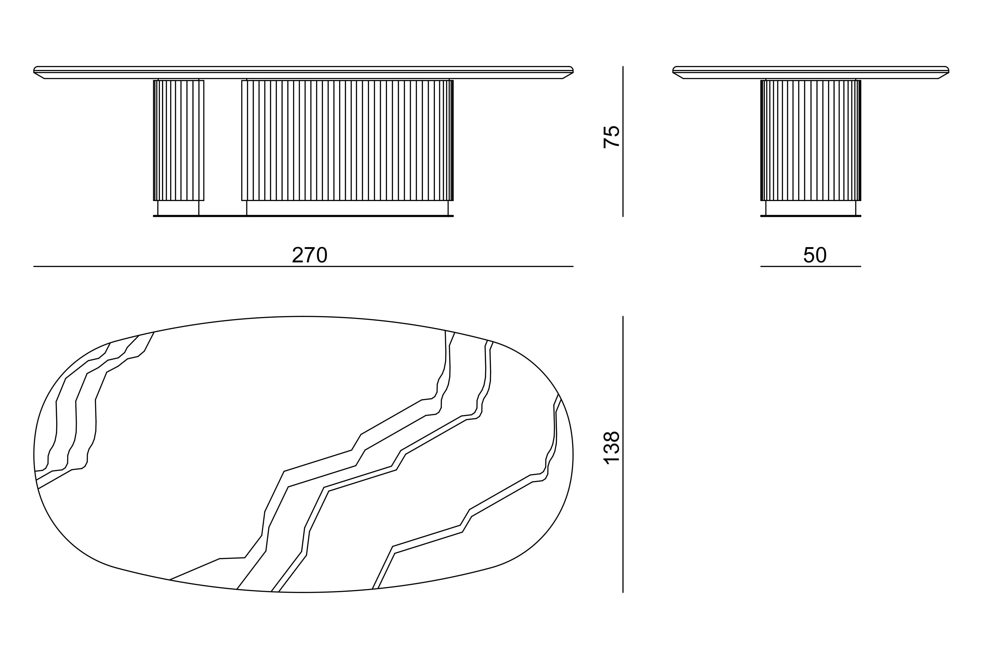 LEONARDO Oval marble table By Visionnaire | design Alessandro La Spada