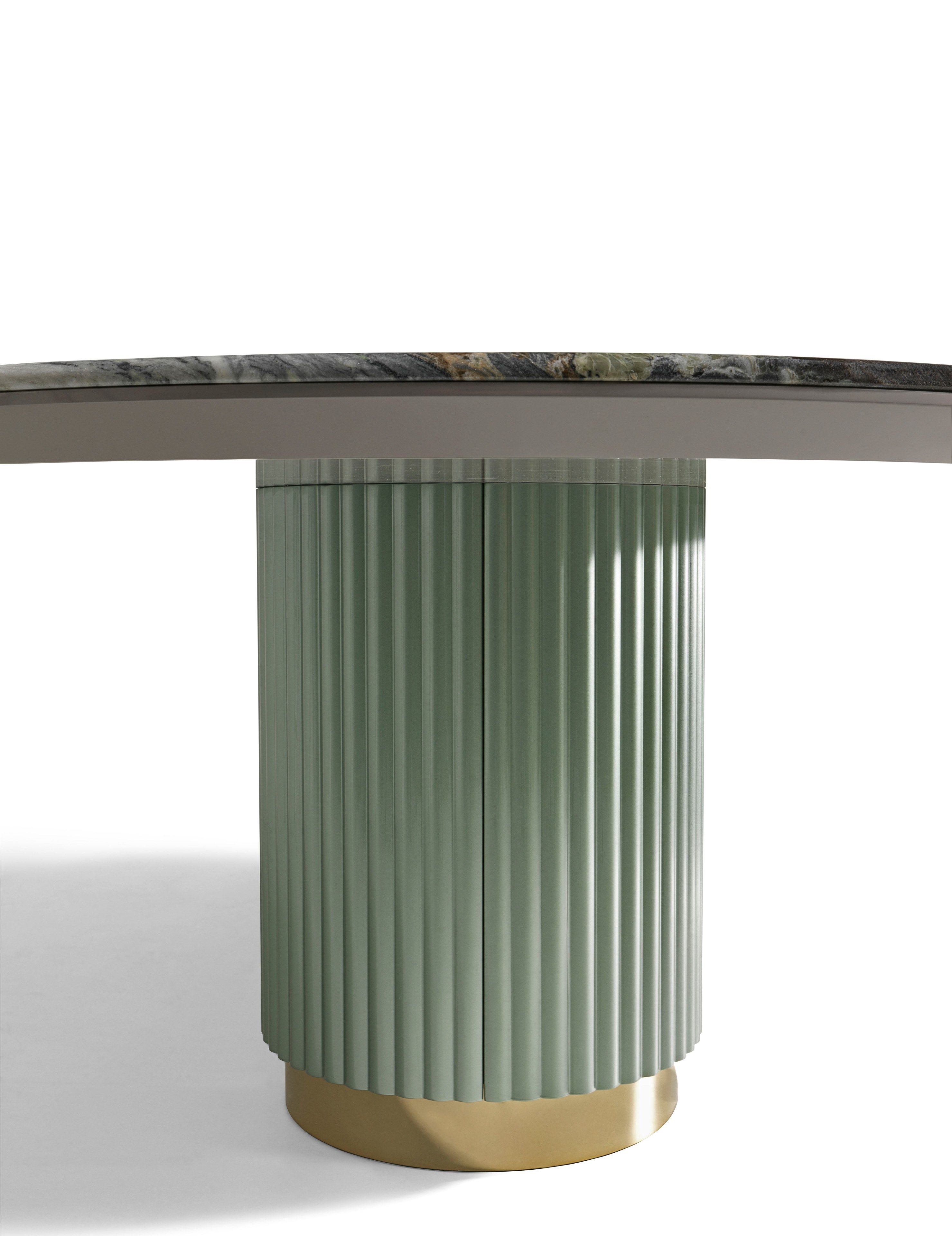 LEONARDO Oval marble table By Visionnaire | design Alessandro La Spada