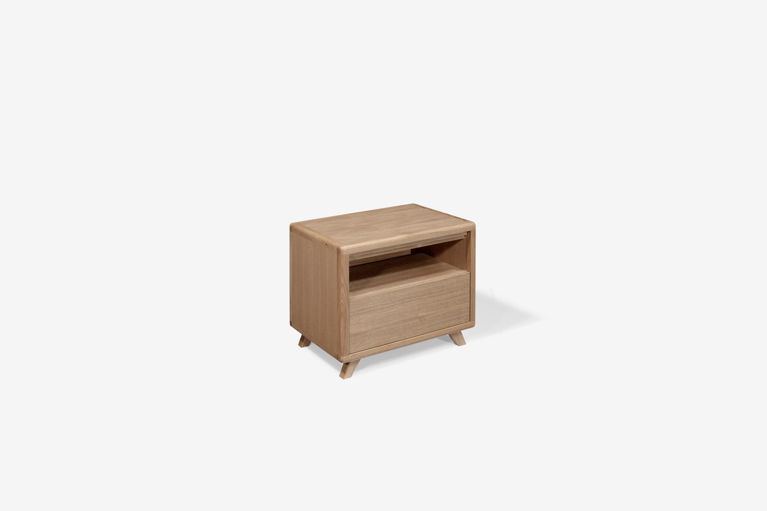 Comodino rettangolare in legno con cassetti LEONOR By Fuschini design ...