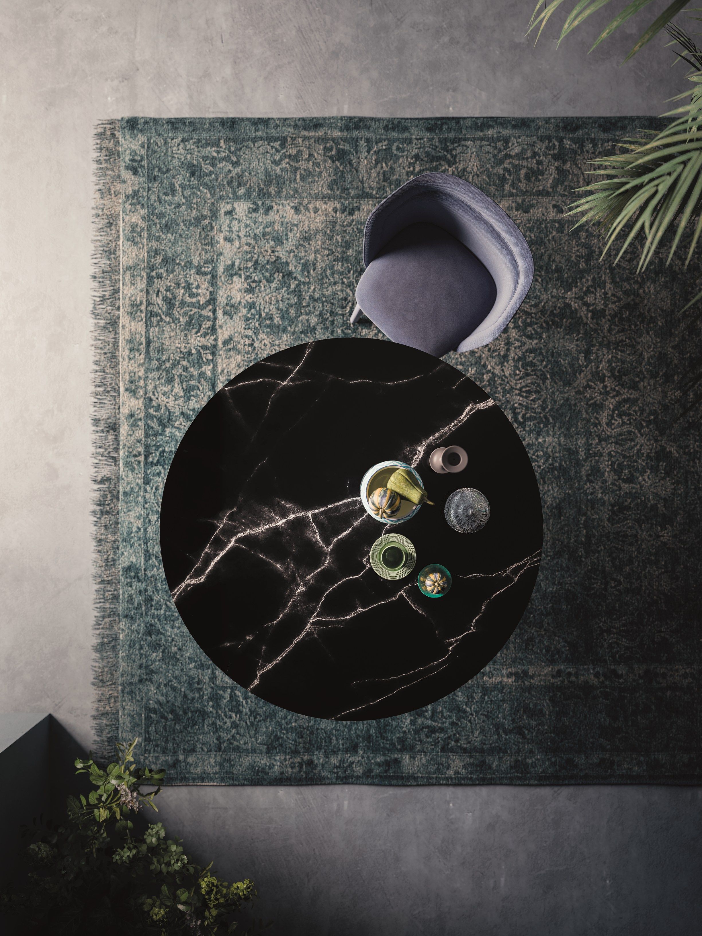 LEPEL SMOOTH Upholstered chair with armrests By Casamania & Horm