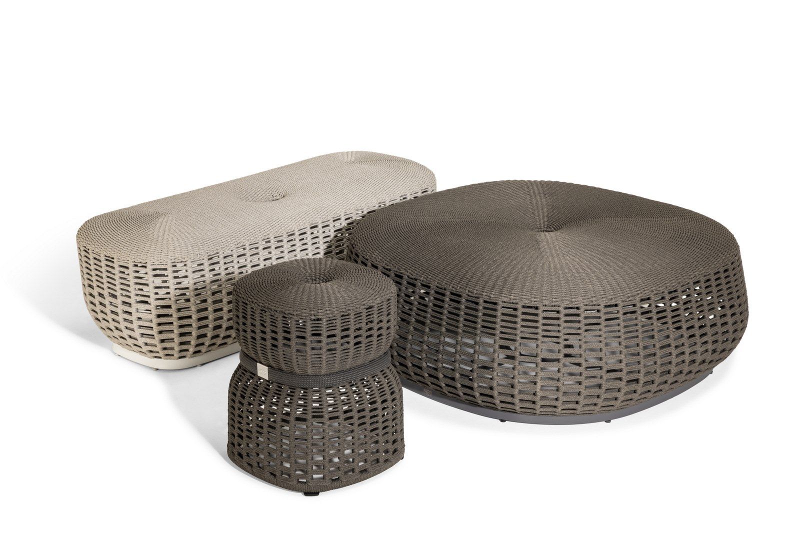 LEPLÌ OUTDOOR | Pouf da giardino By Poltrona Frau design Kensaku Oshiro