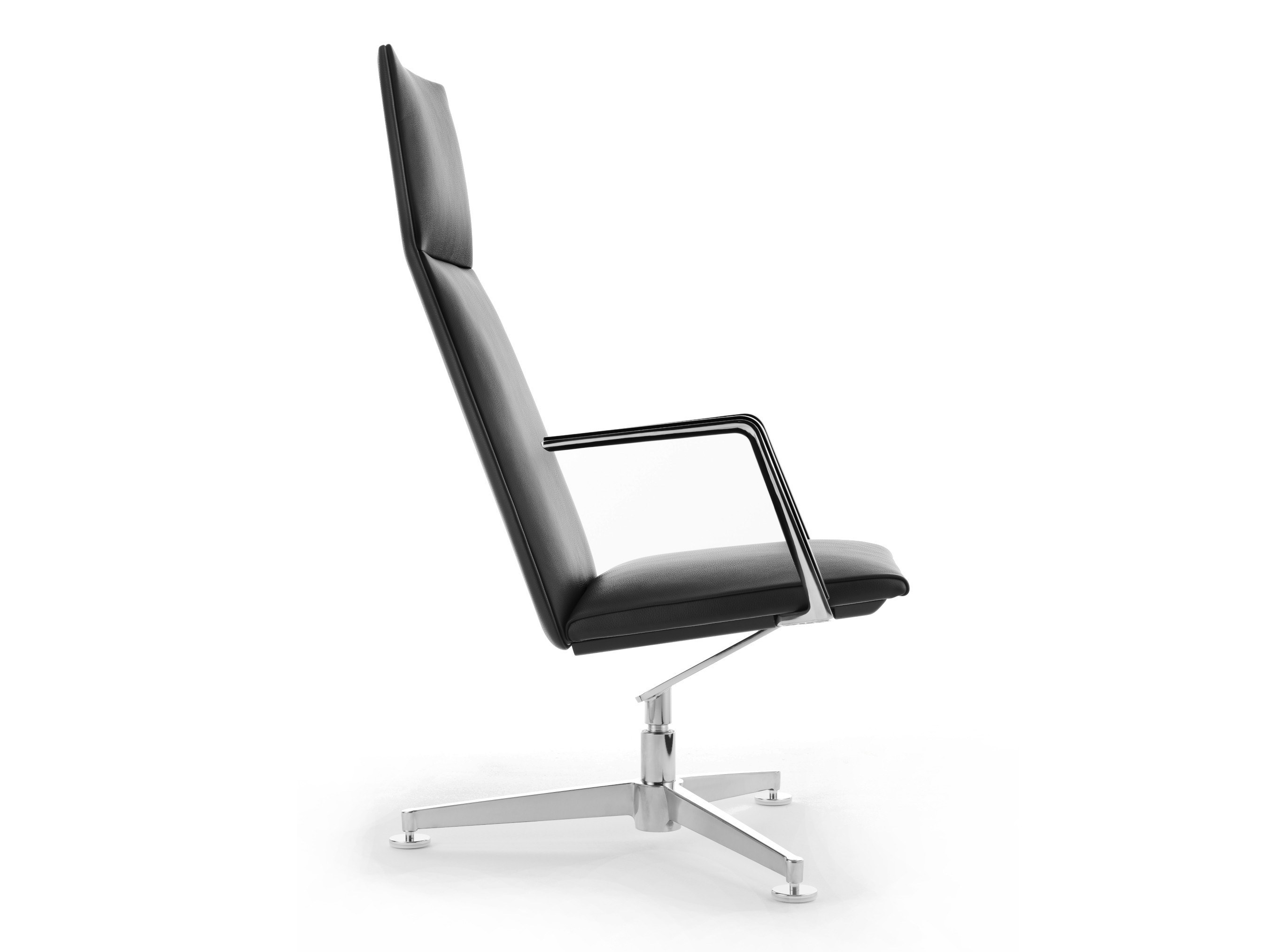 .LEPTOS LOUNGE L430 High-back leather executive chair By Spiegels